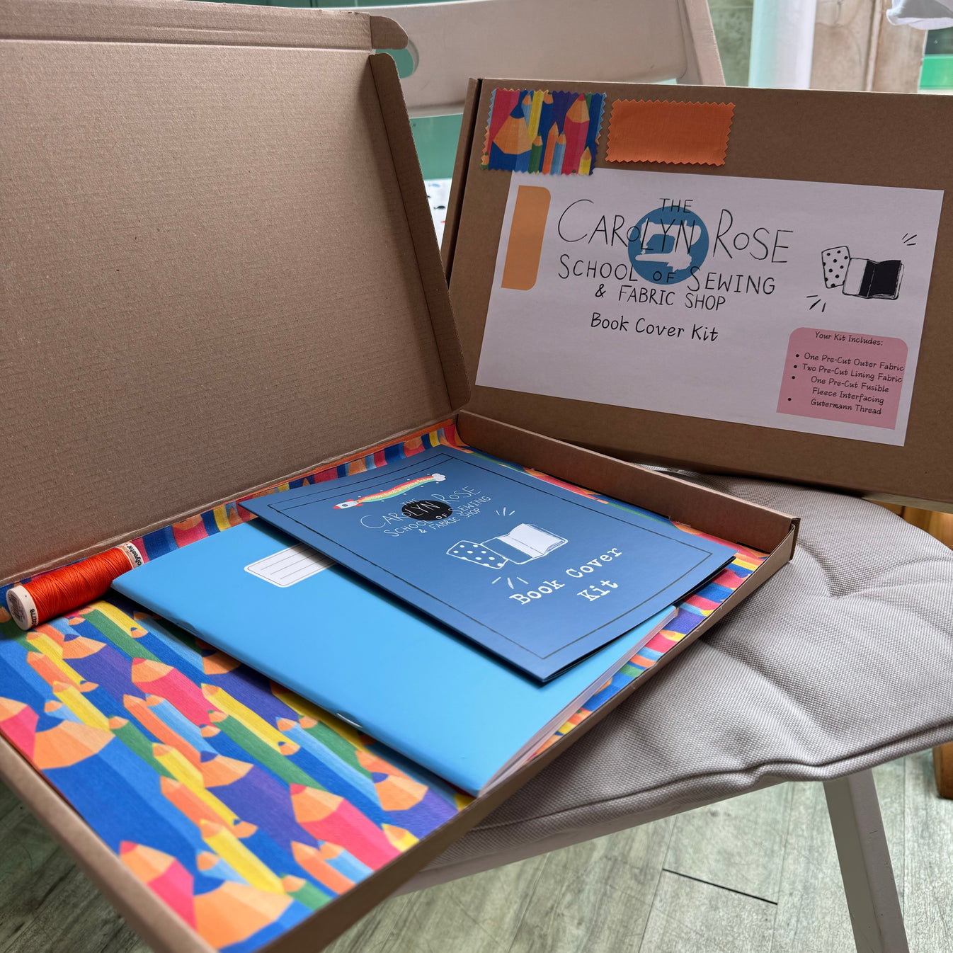 DIY Book Cover Kit – The Carolyn Rose School of Sewing