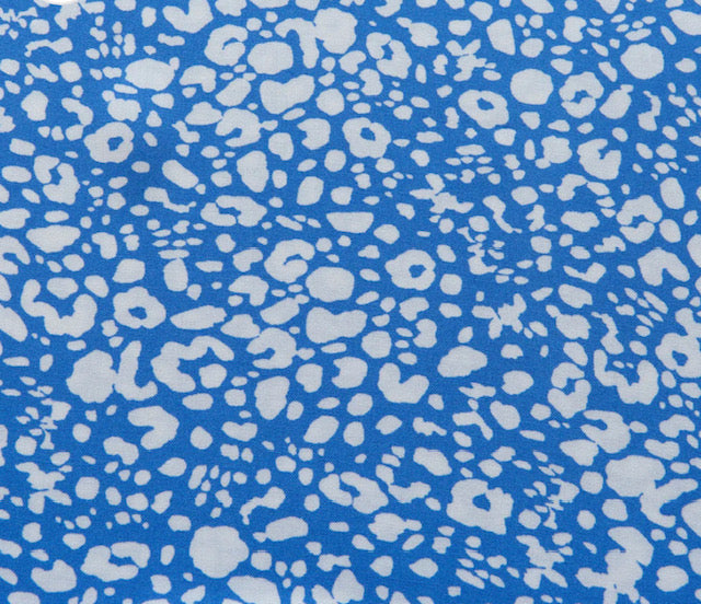 Bright Blue Abstract Animal Print – The Carolyn Rose School of Sewing
