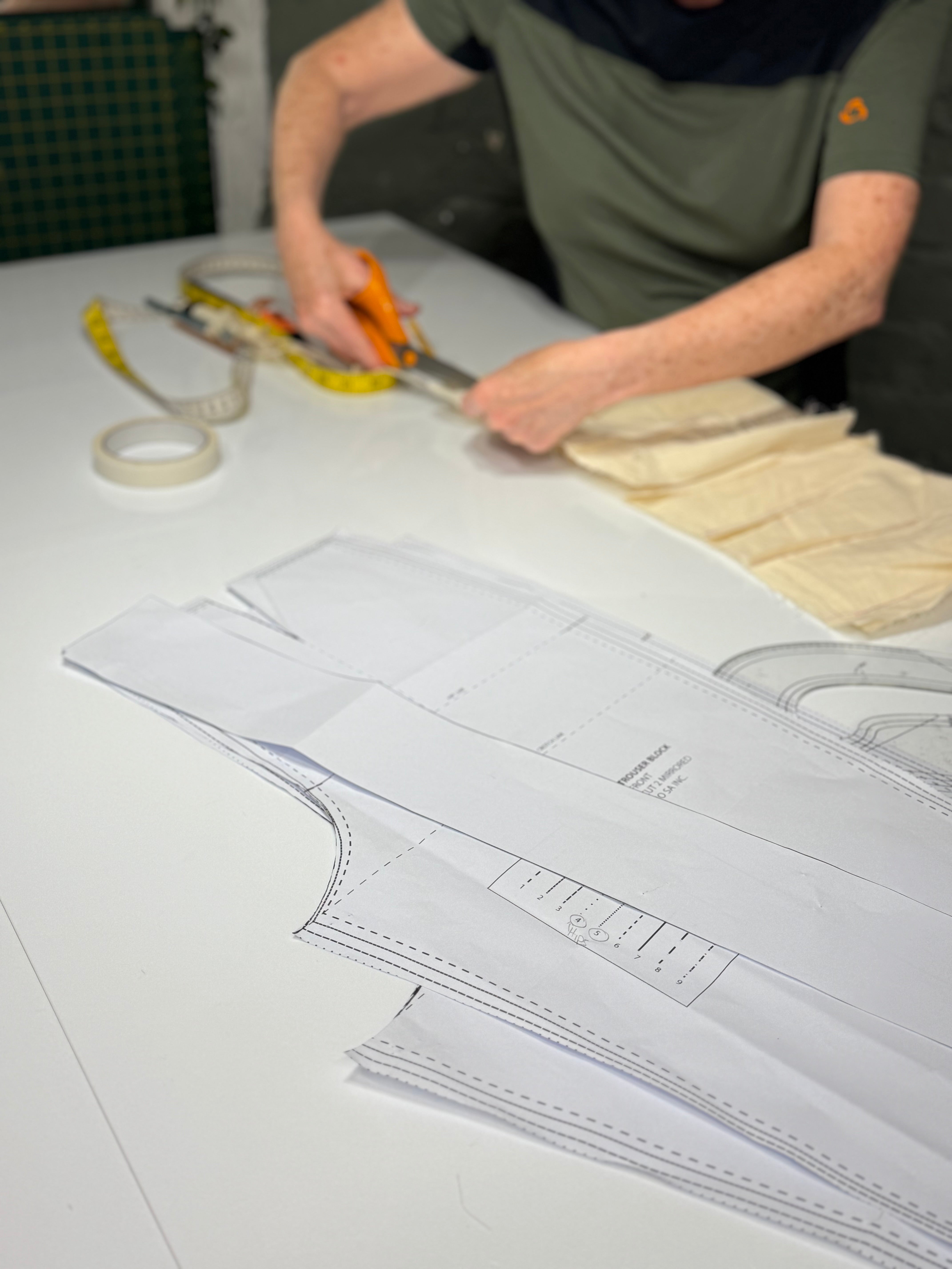 Pattern Making Course - Trousers (Module 2) – The Carolyn Rose School ...