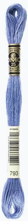 Deep Ocean DMC Embroidery Thread 793 – The Carolyn Rose School of Sewing
