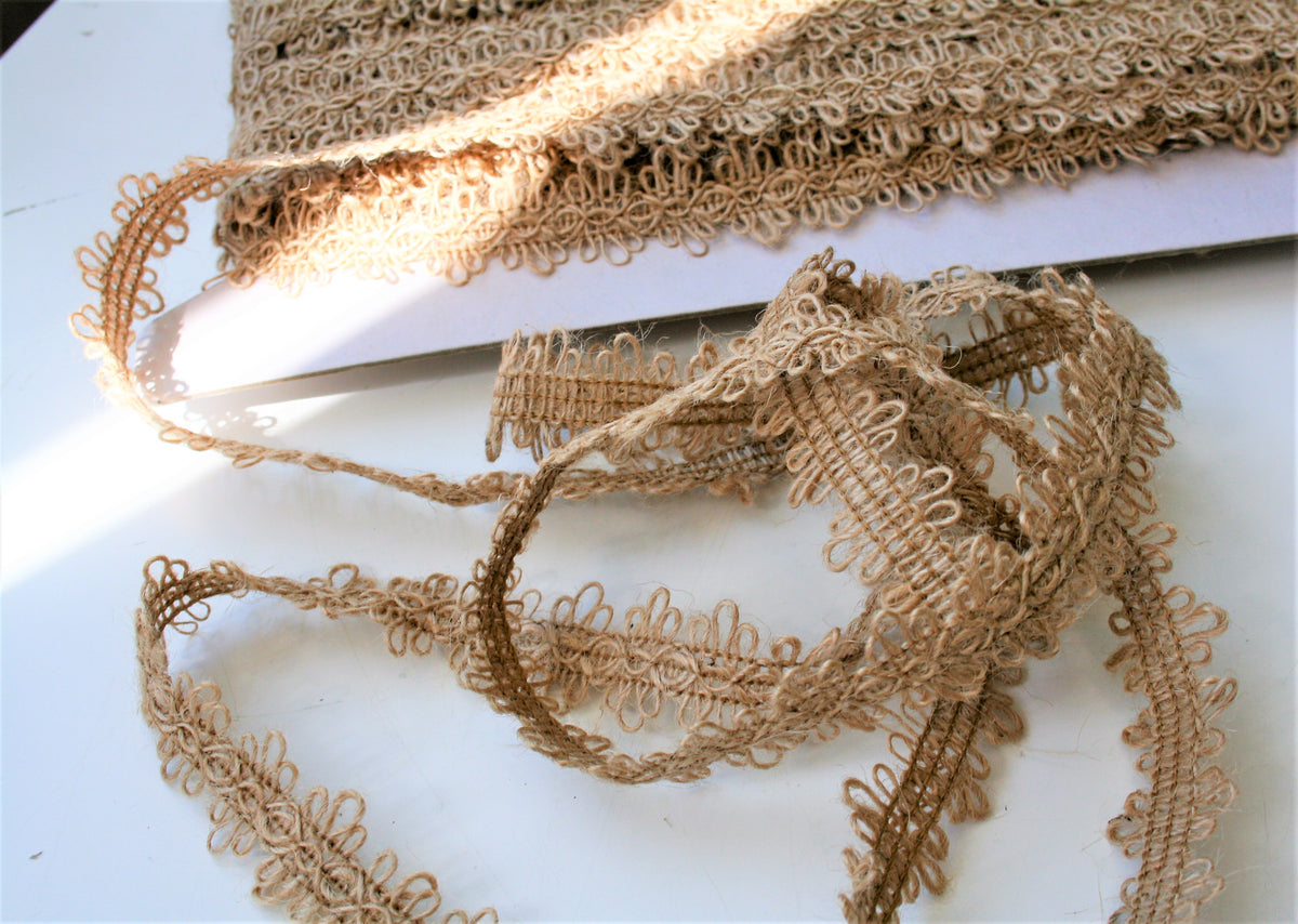 Natural Hessian Braid – The Carolyn Rose School of Sewing