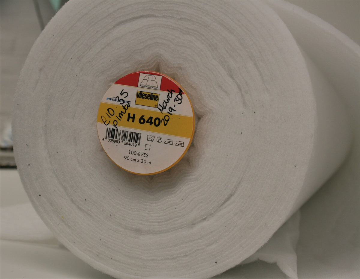 White Fusible Wadding H640 – The Carolyn Rose School of Sewing
